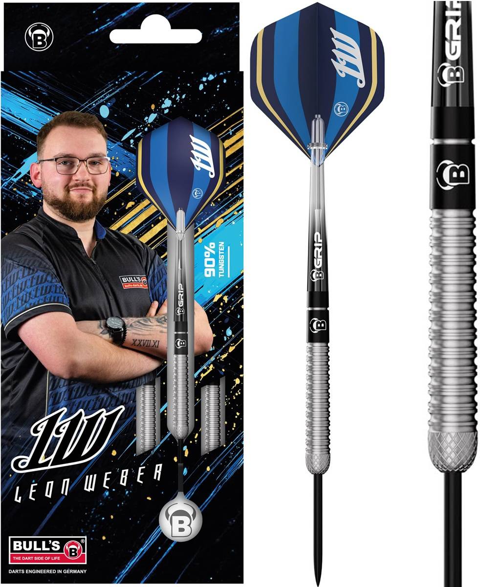 Bull´s Leon Weber 90% Steeldarts 23/25 Gramm Steeldarts | 23 | 14207