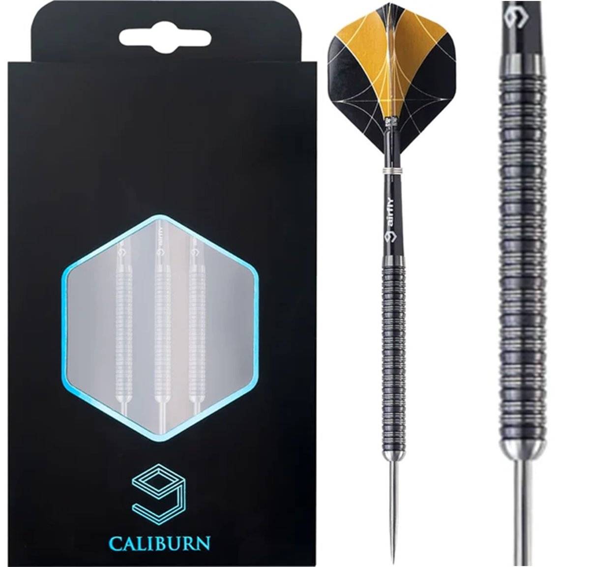 Caliburn Stallion Black S3 90% Steeldarts 21/23/25 Gramm Steeldarts ...